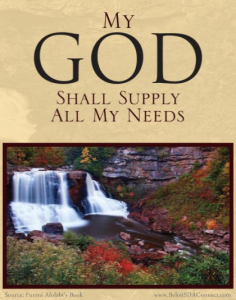 God's Promises for Supplying our Needs